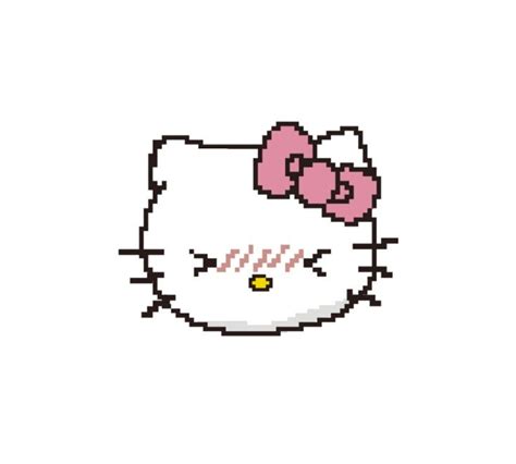 Hello Kitty Pixel Art Hello Kitty Drawing Hello Kitty Pictures