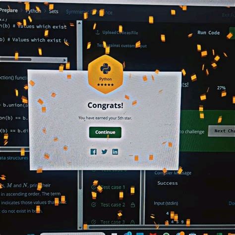 hackerrank python codewithharry codingsuccess 100daysofcode