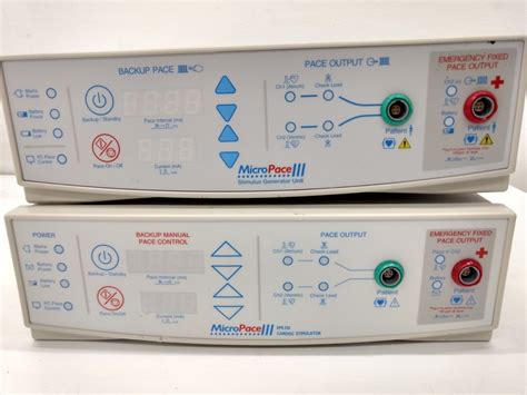 Lot Of 2 Micropace Iii Eps320 Cardiac Stimulator Auction 2176