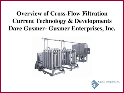 Pdf Overview Of Cross Flow Filtration Current Technology · What
