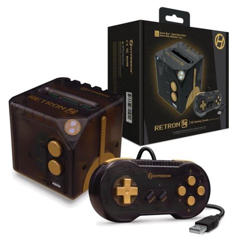 Купить Hyperkin RetroN Gaming Console Black Gold PLAY GAME BOY COLOR ...