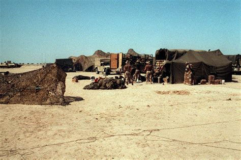 A Us Marine Corps Usmc Radio Platoon Rp Sets Up Antennas For The