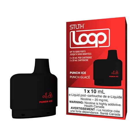 Punch Ice Stlth Loop Pods 5k Puffs Vapeloft
