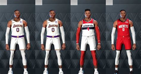 Nba 2k23 Russell Westbrook Cyberface And Body 3 Hairstyles Shuajota
