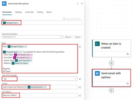 How To Send An Email With Options In Power Automate