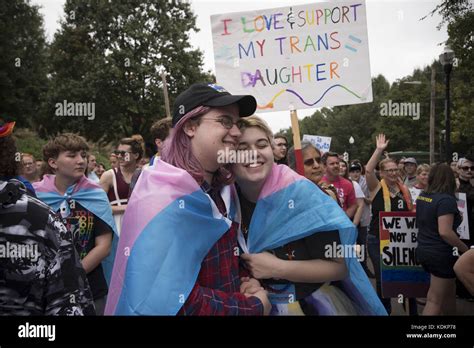Atanta Ga Usa 14th Oct 2017 Transgender Pride March In Midtown