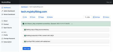 Github Symkat Myjekyllblog This Is A Multi User Cms And Hosting Platform For Jekyll Blogs