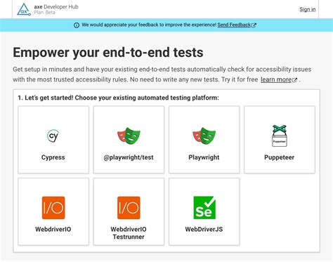 Get Started With Axe Developer Hub Deque Docs