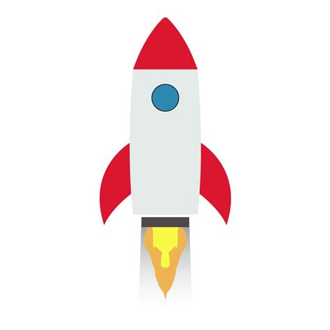 Red Rocket Vector Icon 23354543 Vector Art At Vecteezy