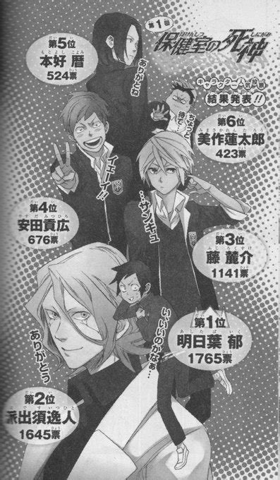 保健室の死神の安田君の推しシーン4。安田くんは主人公勢の次に迫る人気。キ ムッチー村上矛智 さんのマンガ ツイコミ仮