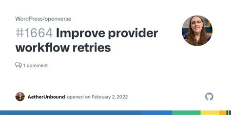 Improve Provider Workflow Retries · Issue 1664 · Wordpressopenverse