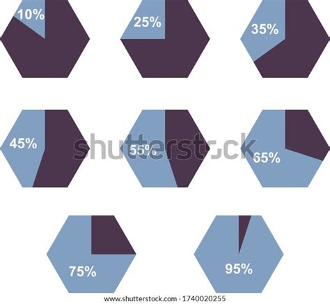 Pie Chart Vector Diagram Info Graphic Stock Vector Royalty Free 1740020255 Shutterstock