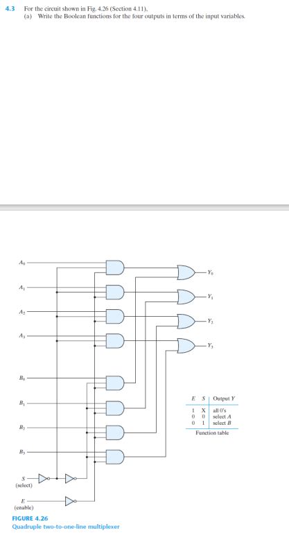 solved 4 3 for the circuit shown in fig 4 26 section