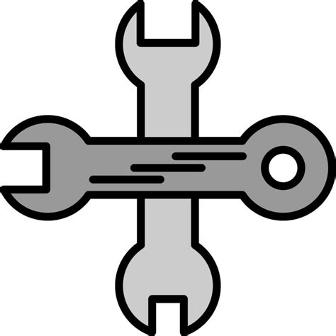 Wrench Line Filled Icon 53799700 Vector Art At Vecteezy