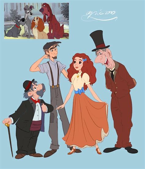 Lady Tramp Jock And Trusty Disney Fan Art Disney Artwork Disney