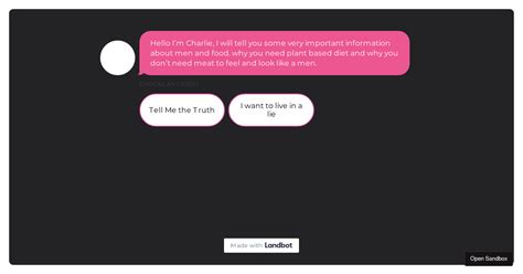 Reactjs Landbot Embed Example Codesandbox
