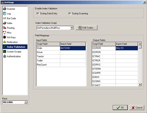 Configure Dms Batch Scan Settings