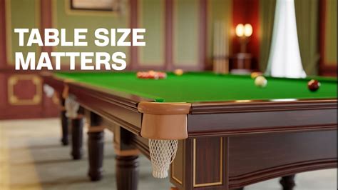 Snooker Table Dimensions Official Sizes Space Requirements And Buying Guide