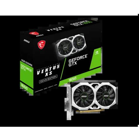 Msi Geforce Gtx 1650 D6 Ventus Xs Ocv3 4gb Graphics Card Price In Bd
