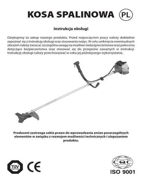 Kosa Spalinowa Demon Instrukcja Obsługi Pl Pdf