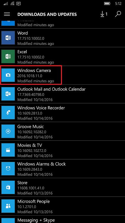 App Update For Insiders Camera App Version 2016 1016 12 0 Insider Windows 10 Forums