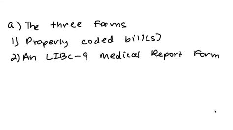 A List The Three Forms Typically Used In Workers Compensation Billing