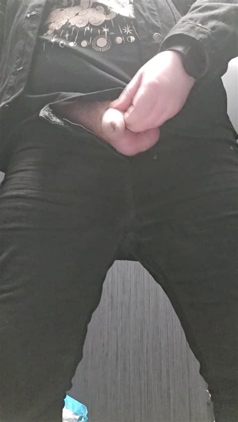 Risky Public Toilet Wank And Cum