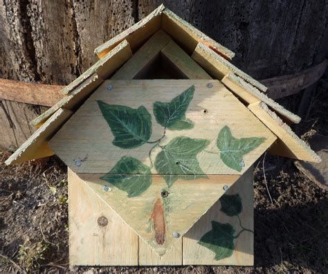DIY Nesting Box For Blue Tits Chickadees Pied Fly Catchers Sparrows And Nuthatches