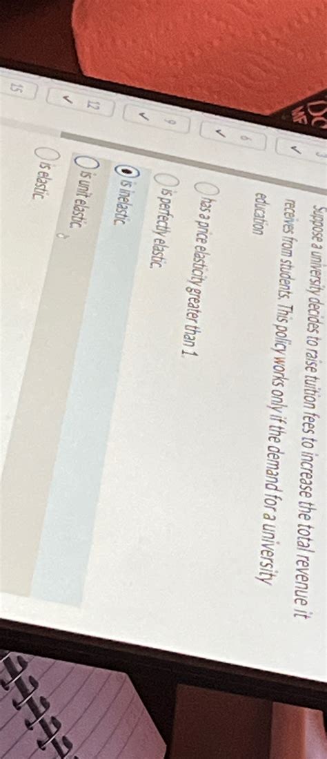 Solved Suppose A University Decides To Raise Tuition Fees To