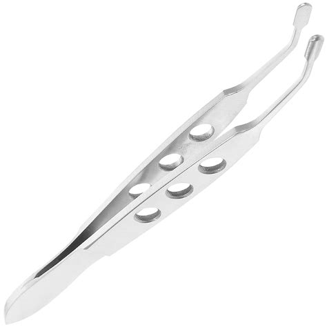 Stainless Steel Tweezers Eyelid Forceps Meibomian Gland Expressor