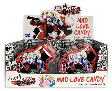 Boston America Harley Quinn Mad Love Sour Cherry Candy Mallets