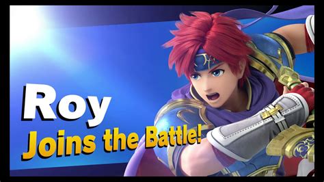 Super Smash Bros Ultimate Unlocking Roy Youtube