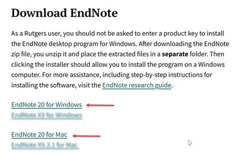 How To Download And Install Endnote Rutgers University Libraries