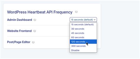 How To Control Wordpress Heartbeat Api Frequency Jethost Help