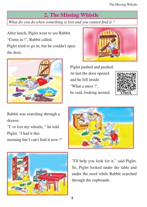 Class 7 English Lesson 2 The Missing Whistle