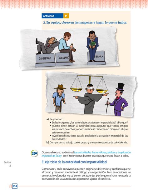 Formación Cívica y Ética Segundo Telesecundaria 2022 2023 Página 194