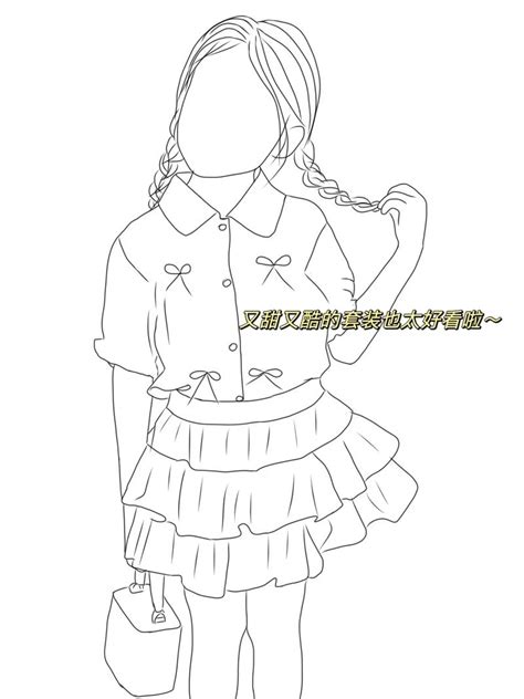 女生穿裙子的简笔画小仙女怎么画（热门14张） 简笔画图片大全