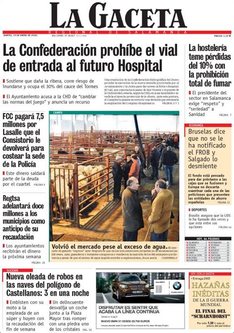 Periódico La Gaceta de Salamanca España Periódicos de España