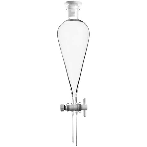 Pear Shaped Separatory Funnel Conical Separating With Stopcock High