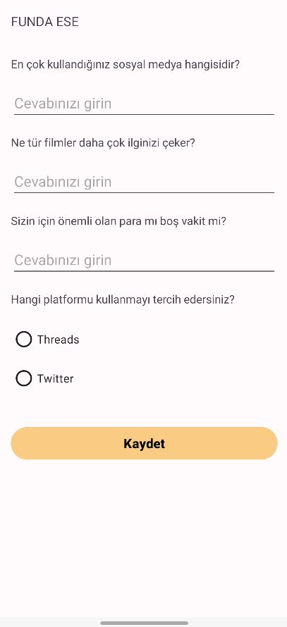 Github Fundaese Surveyapp In This Application Personal Information