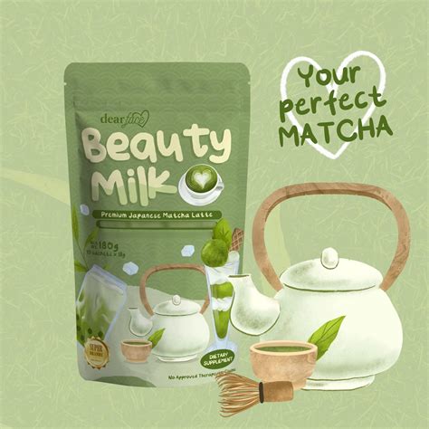 Dear Face Beauty Milk Collagen Powder 10 Sachets Eves Shoppe