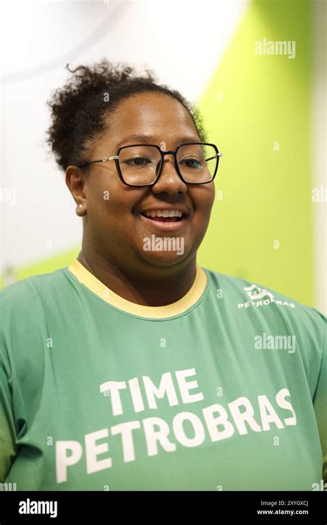 Portrait Of Beatriz Souza Brazilian Woman Judo Athlete Gold Medal