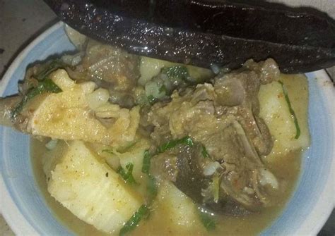 Goat Meat Yam Pepper Soup Recipe By Sandra Nwachukwu Cookpad