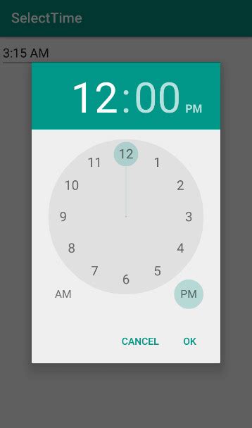 how to make timepicker with am pm mode techy pid
