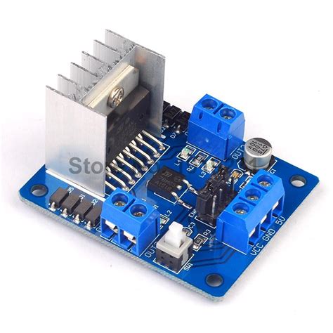 Us New Dual H Bridge Dc Stepper Motor Drive Controller Board Module L N For Arduino