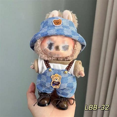 Labubu Plush Doll 17cm Clothing Set For 1st And 2nd Generation Labubu