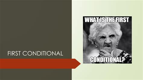 Solution First Conditional English Studypool