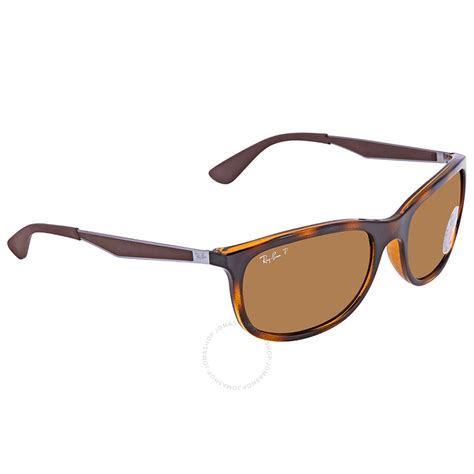 Ray Ban Polarized Brown Classic B 15 Square Sunglasses Rb4267 71083 59