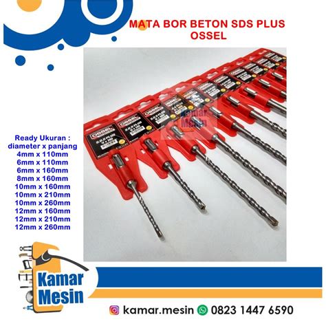 Mata Bor Beton Sds Plus 10mm X 260mm Ossel Mata Bor Sds 10mm X 260mm Shopee Indonesia