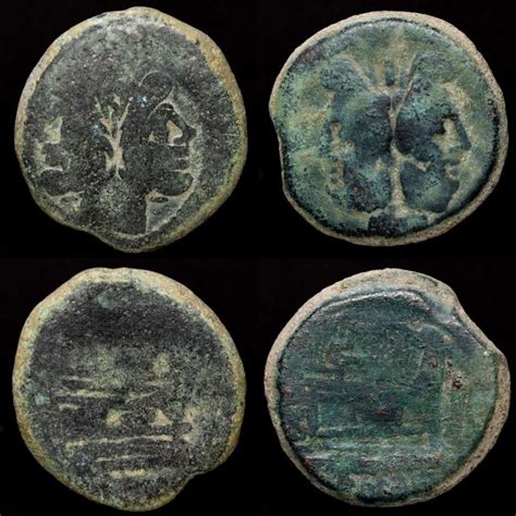Roman Empire Lot Comprising 2 Two As Anonymous Rome Catawiki